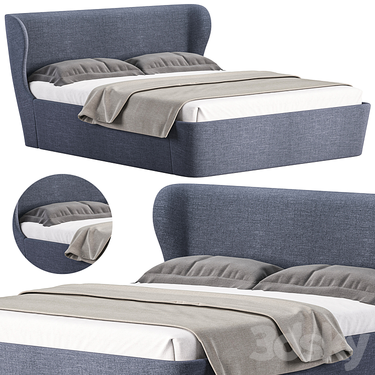Papilio Bed - Bed - 3D model