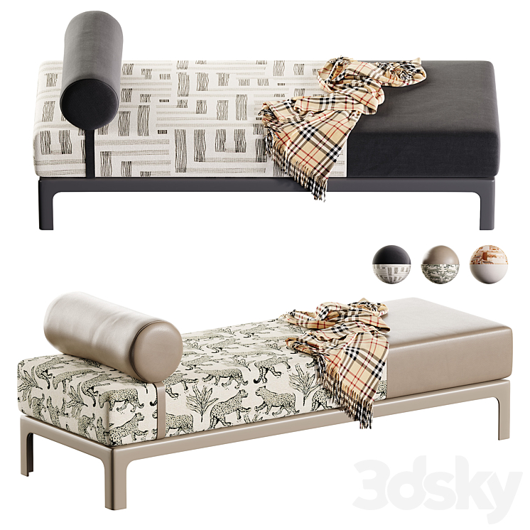 BROOK BENCH - Other soft seating - 3D model