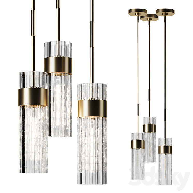 Visual Comfort Geneva - Pendant light - 3D model
