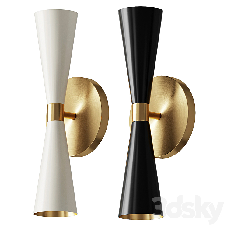 Milo Wall Sconce by Kalco Lighting - Wall light - 3D model