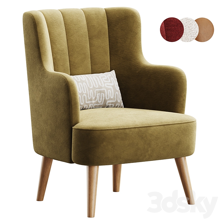 Larni Armchair - Arm chair - 3D model