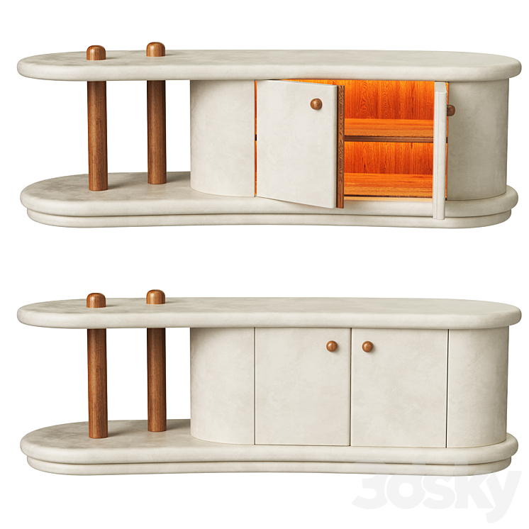 OOL 235 Pilar Sideboard Bieke Casteleyn Kooku design - Sideboard ...