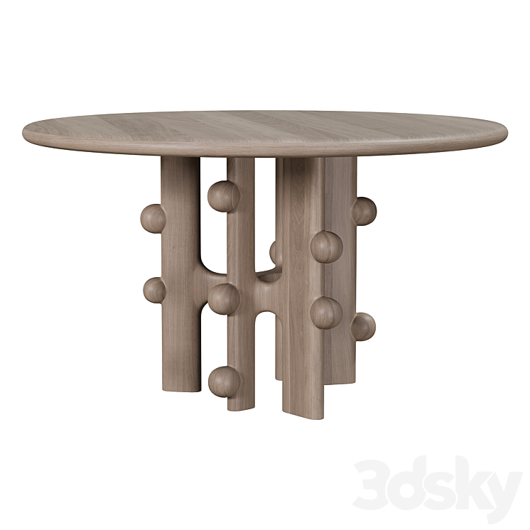 Round dining table CRF B05 - Table - 3D model