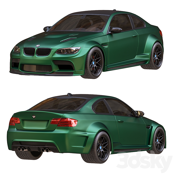 BMW M3 Vortex Widebody - Ground Transport - 3D model