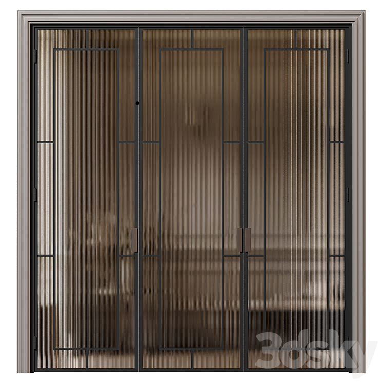 Glass door 58 - Doors - 3D model