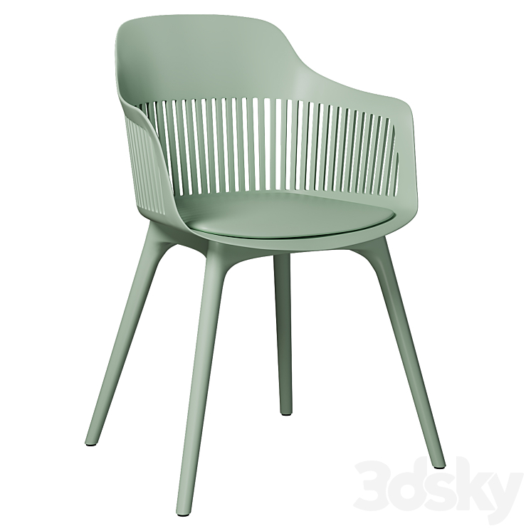 GROUP chair with cushion - Chair - 3D model
