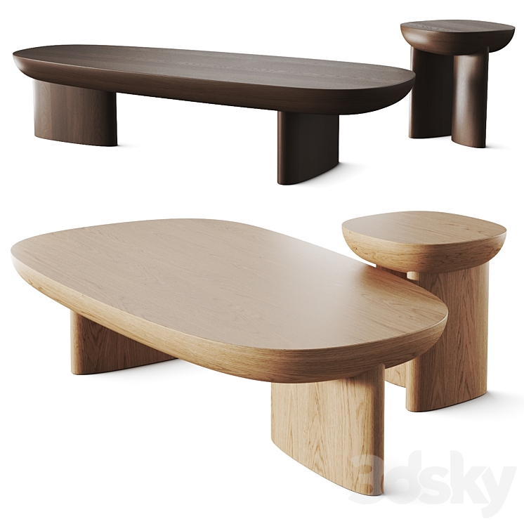 Pierre Frey Jimmy Coffee Tables - Table - 3D model
