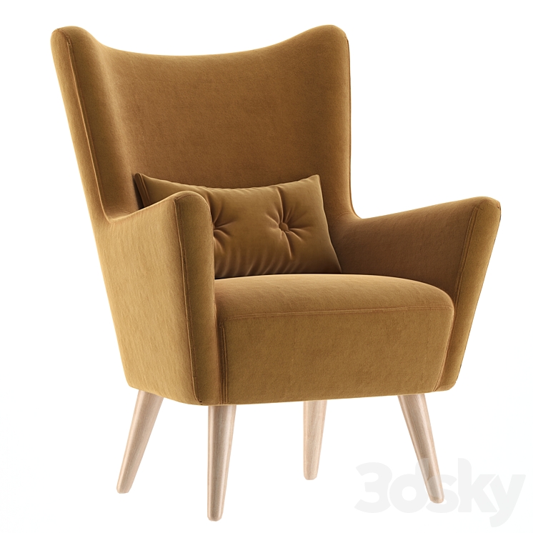 Nosta - Arm chair - 3D model