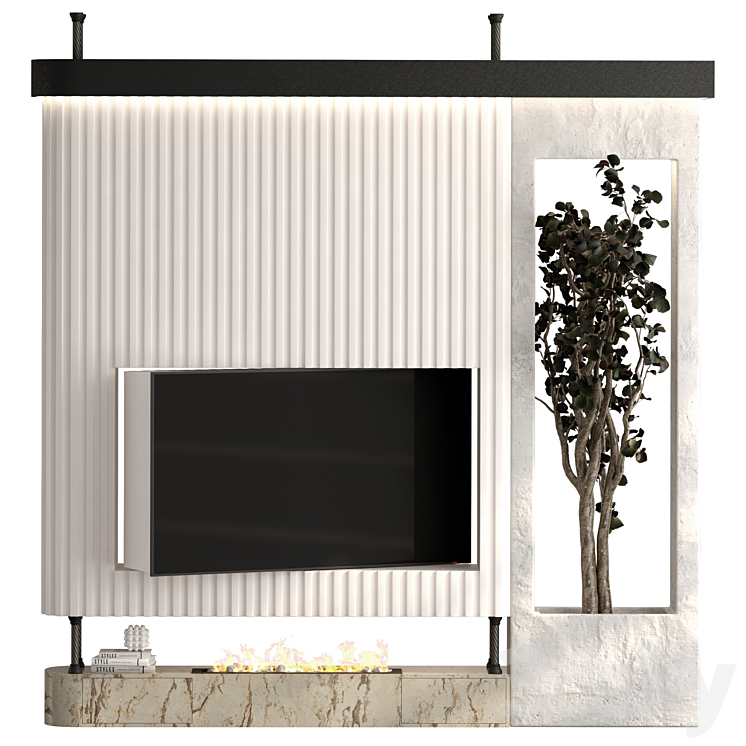 Rotating TV Wall 08 - TV Wall - 3D model