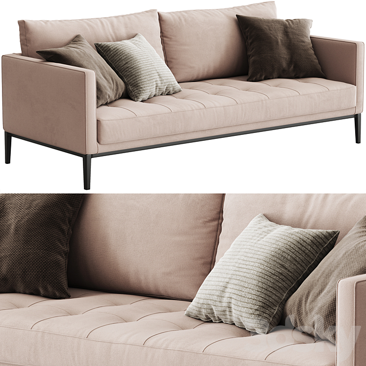 Maxalto Simpliciter Sofa - Sofa - 3D model