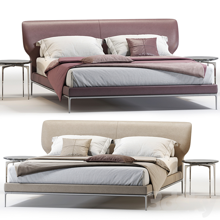 Alivar Maya Bed - Bed - 3D model