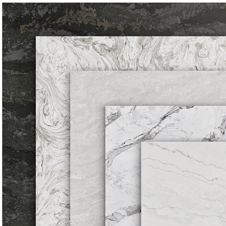 Vicostone Exotic 01 quartz agglomerate slabs - Stone - 3D model