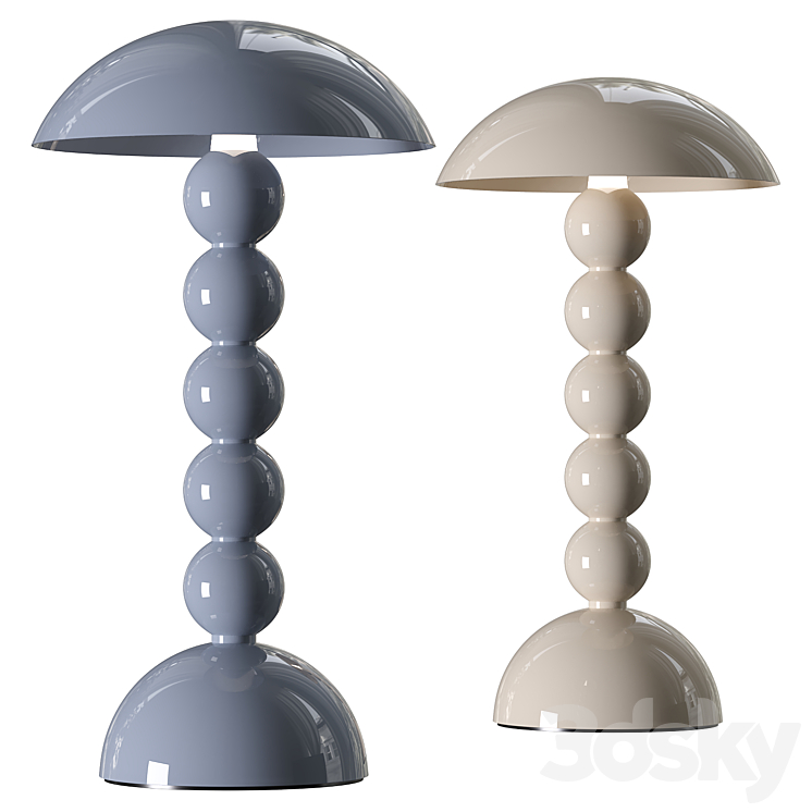 Anthropologie Bobbin Led Portable Lamp - Table lamp - 3D model