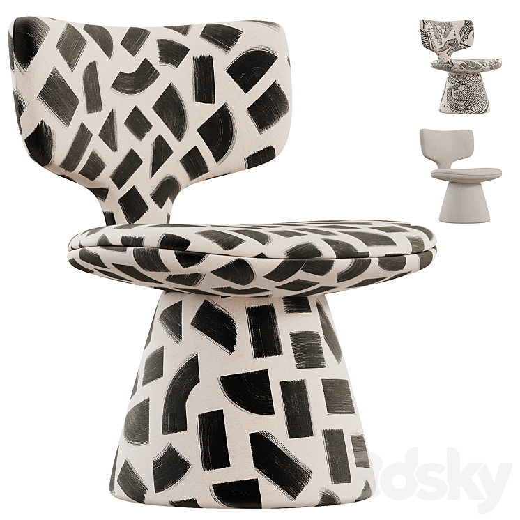 OKO ARMCHAIR - Chair - 3D model
