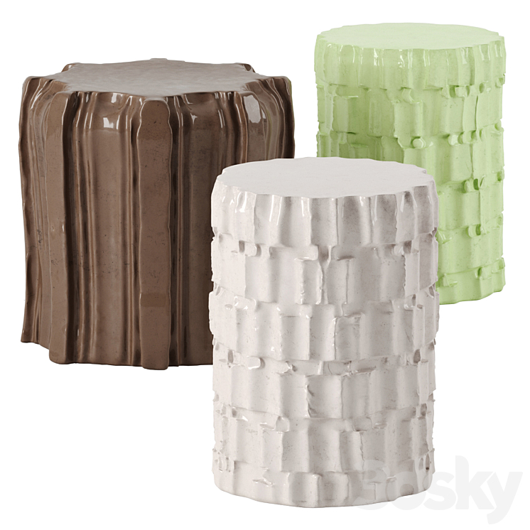 Side tables by Floris Wubben - Table - 3D model