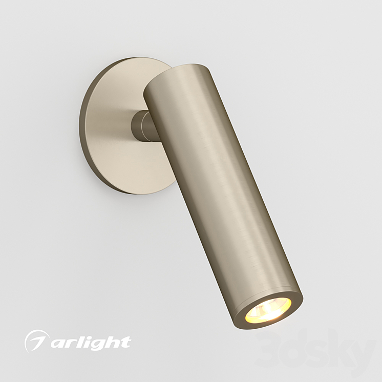 OM Lamp SP-READER-NB-R60-3W - Wall light - 3D model