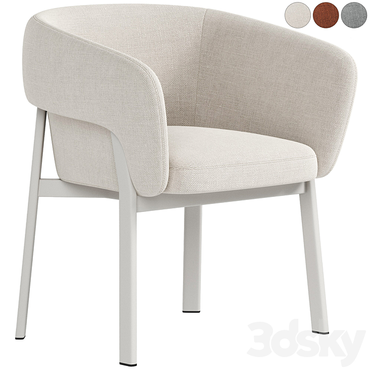 SMALL CHAIR POCKET MT - Arm chair - 3D model