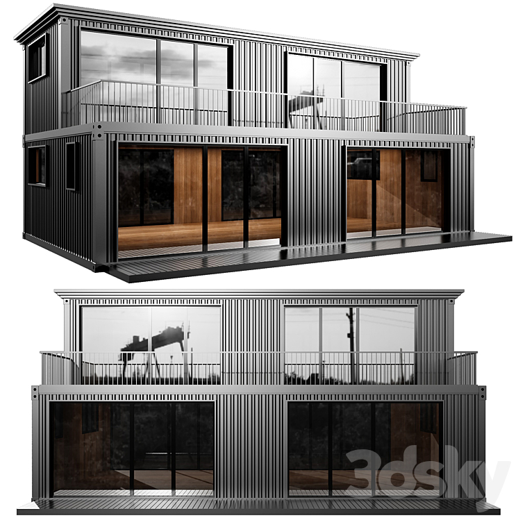 Container House No.44 - Building - 3D model
