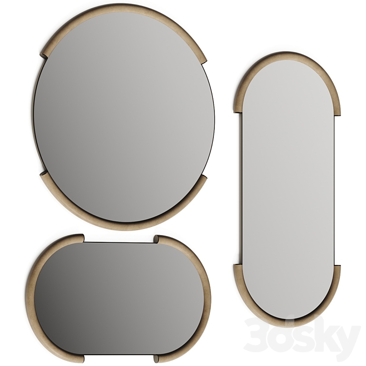 Cprn Homood Gaston Wall Mirrors - Mirror - 3D model
