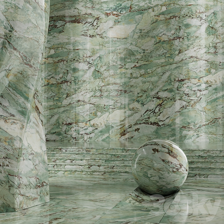 Marble 1200\600 Trs 77 - Stone - 3D model