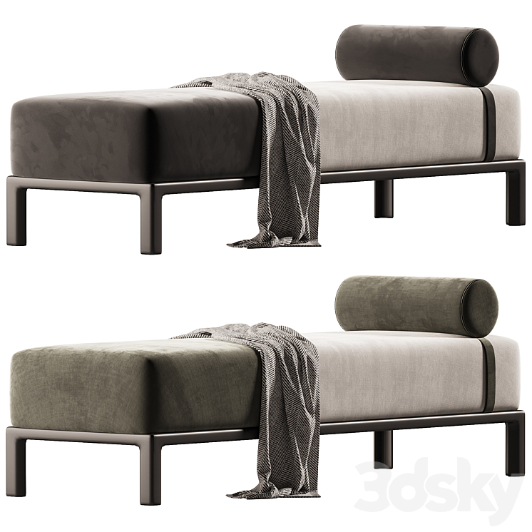 BROOK BENCH - Other soft seating - 3D model