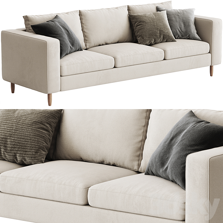 BoConcept Indivi Fabric Sofa - Sofa - 3D model