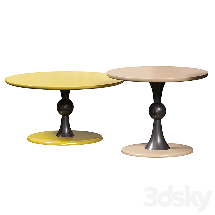 Clessidra Coffee Table by Bodema - Table - 3D model