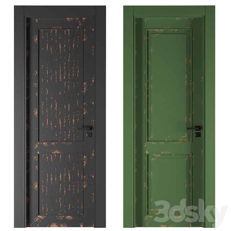Door with aging effect - Doors - 3D model