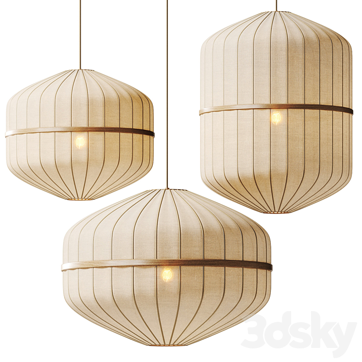 Lucen Pendant by Bolia - Pendant light - 3D model