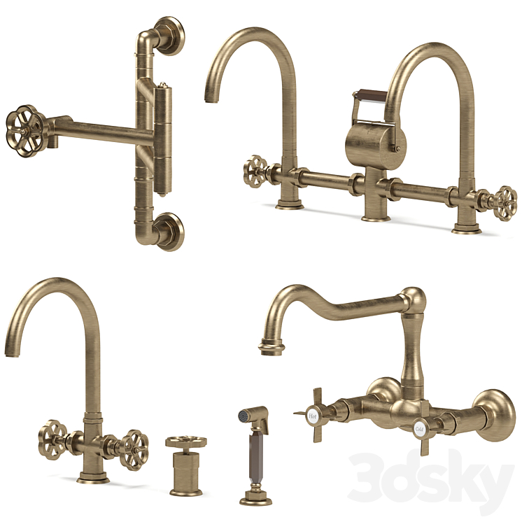 OFFICINE GULLO kitchen faucets collection - Faucet - 3D model