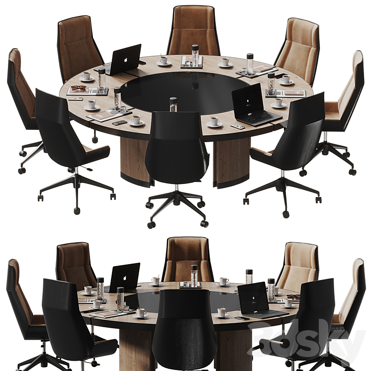 meeting table - Office furniture - 3D model
