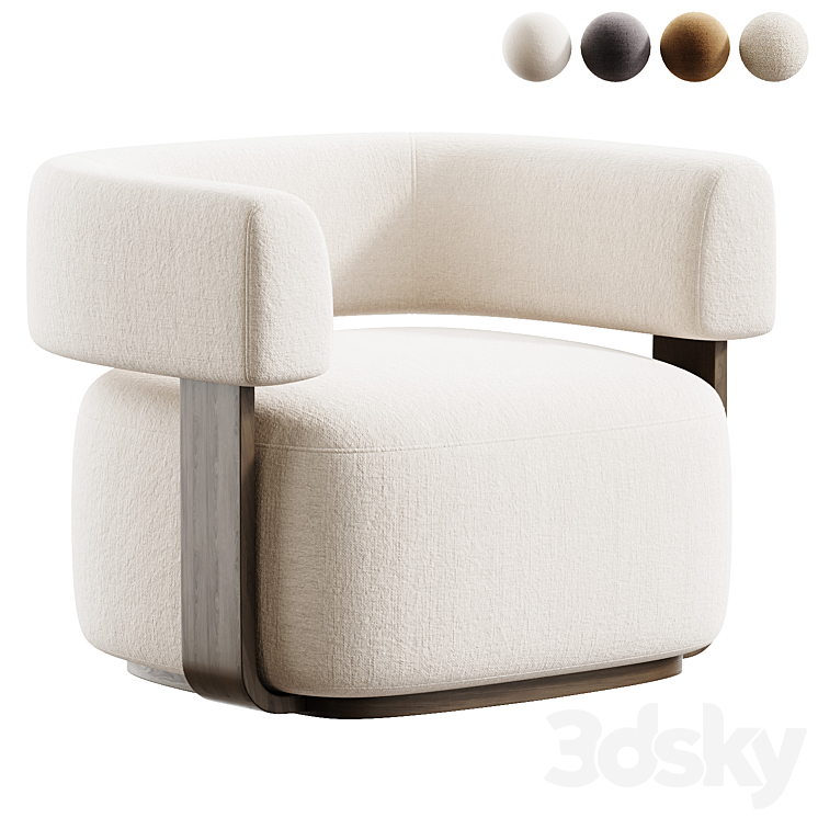 Pax Accent Chair - Arm chair - 3D model
