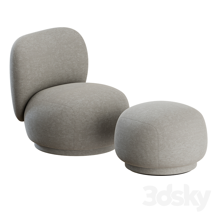 Rico Piccolo Lounge Chair by Ferm Living - Arm chair - 3D model