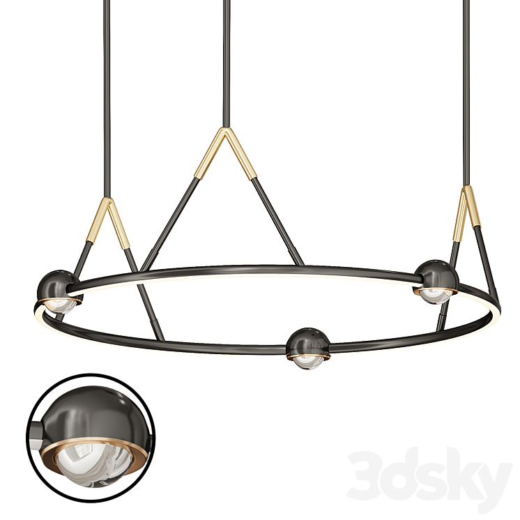 Octavius - Pendant light - 3D model
