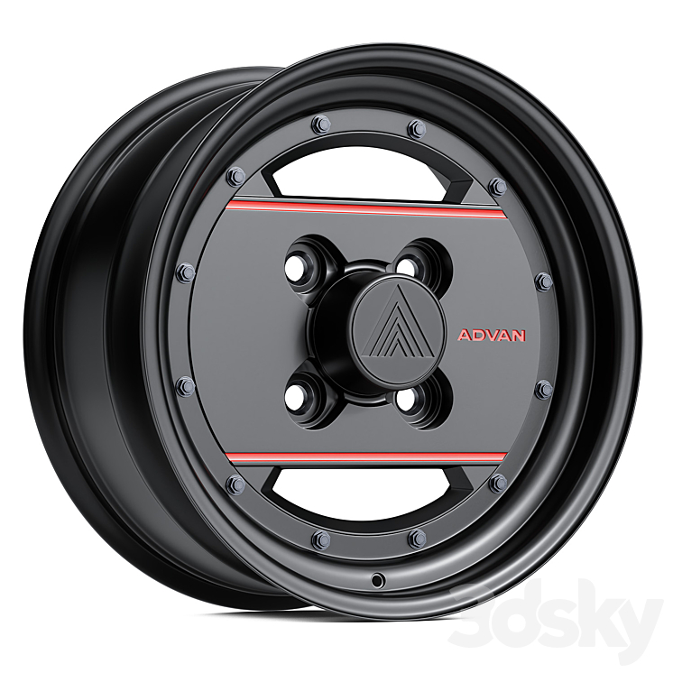 Advan A3E Wheel - Ground Transport - 3D model