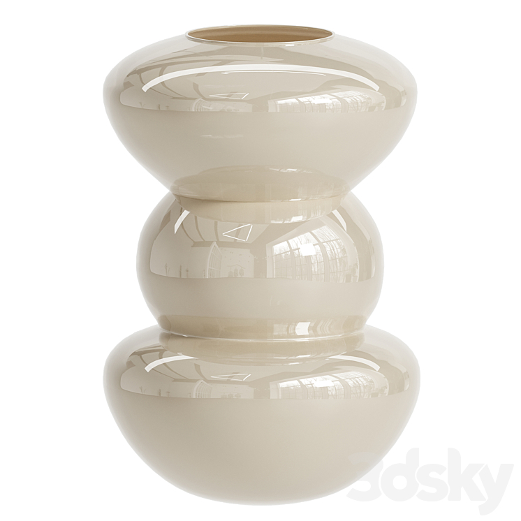 Fysa blown glass vase - Vase - 3D model