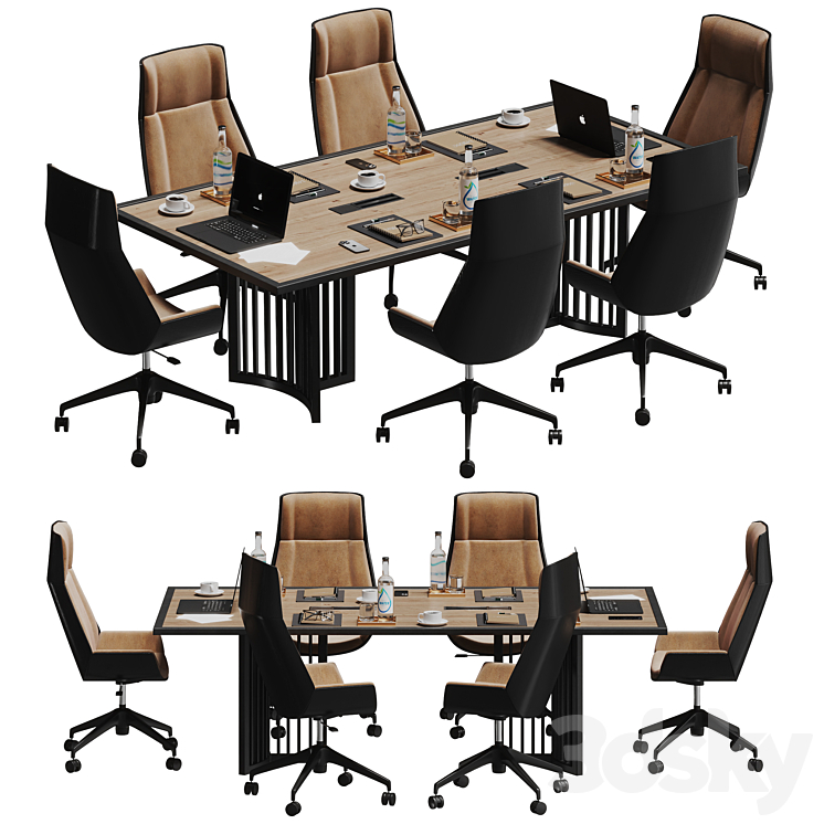 meeting table - Office furniture - 3D model