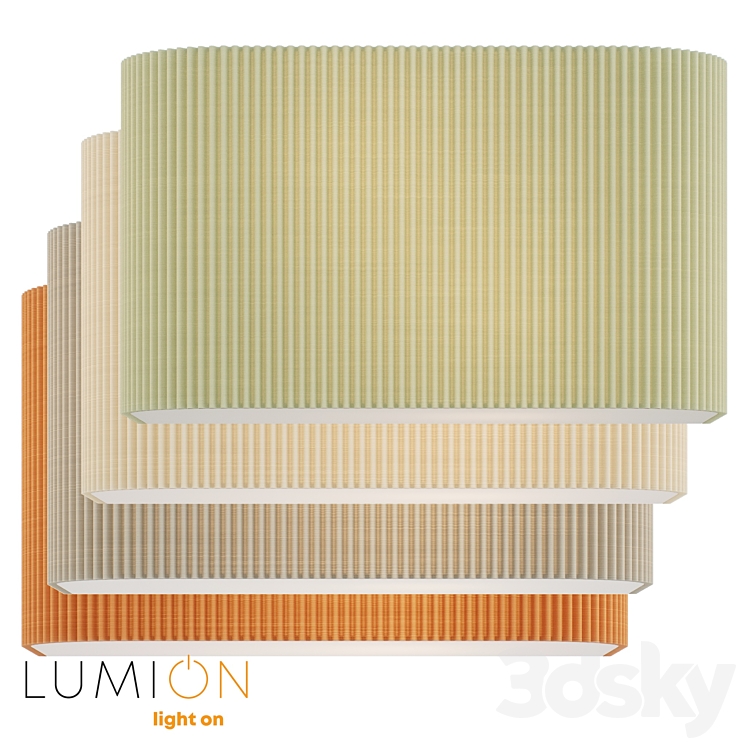 Lumion 8326/8327/8328/8329-2W - Wall light - 3D model