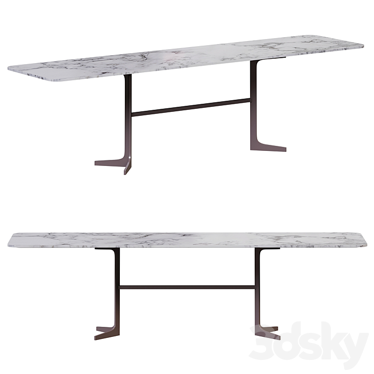 Blake table by Bodema - Table - 3D model