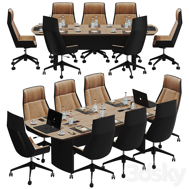 meeting table - Office furniture - 3D model