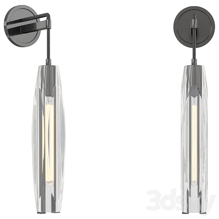 Crystal Oval Sconce - Wall light - 3D model