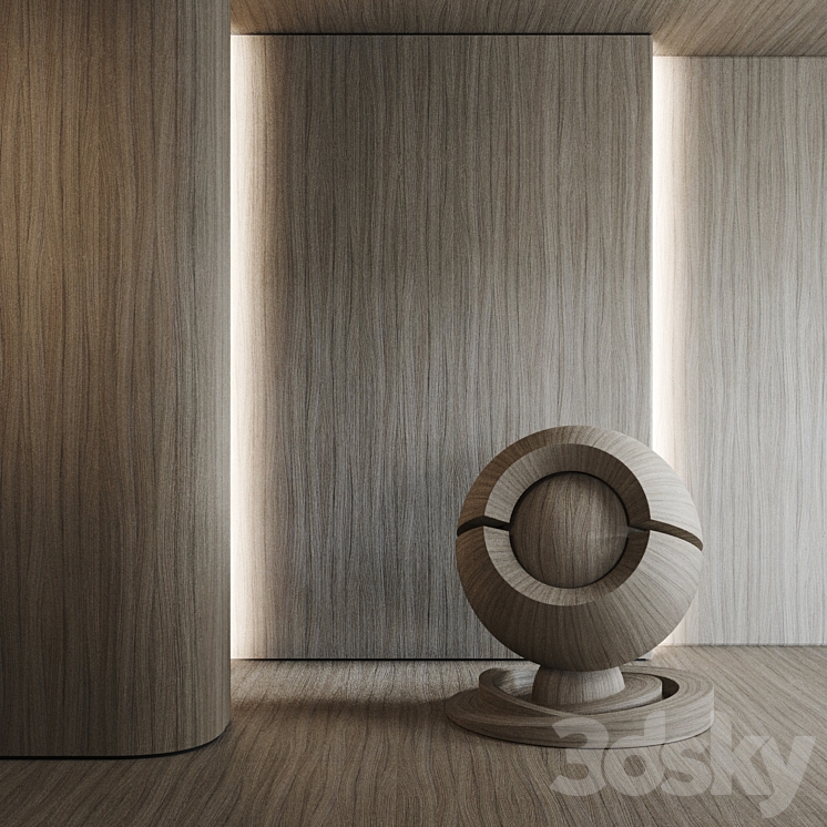 Material: Egger chipboard, Shorewood H3090 ST22 - Wood - 3D model