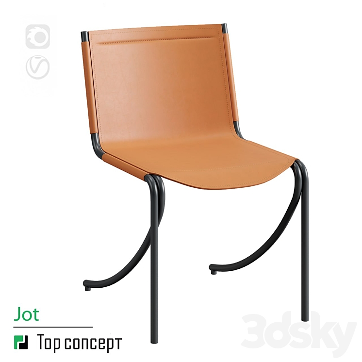 Jot chair - Chair - 3D model