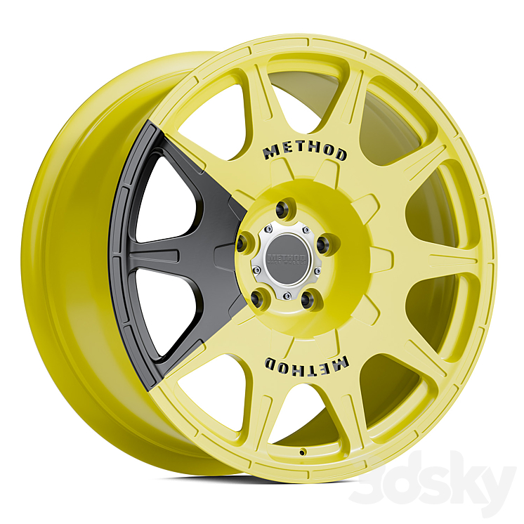 Method Race 502 Rally Wheel - Ground Transport - 3D model