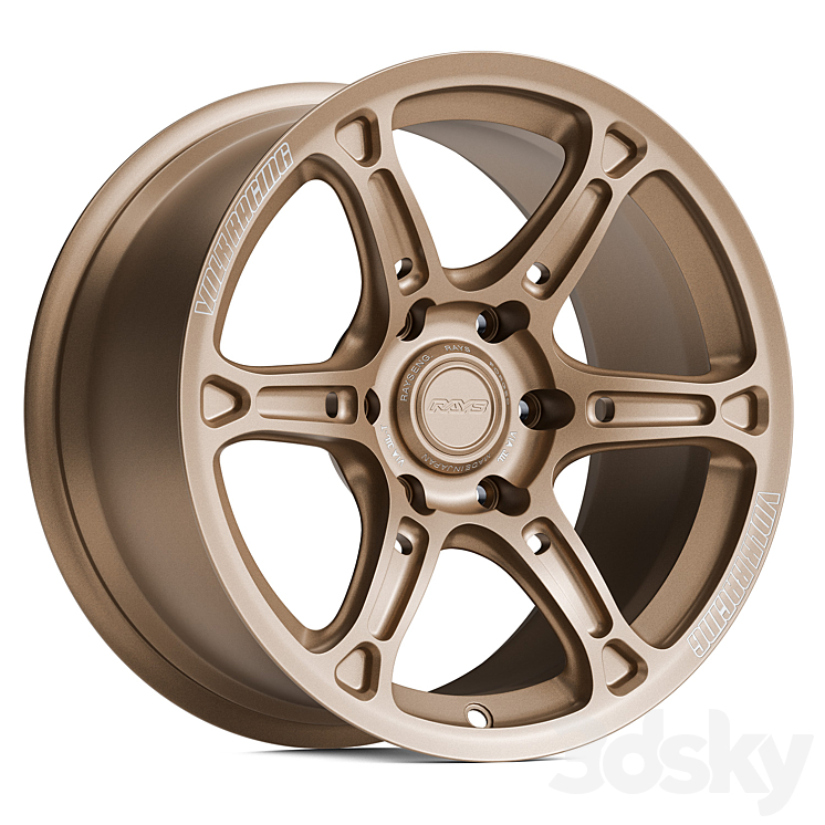 Wheel Rim RAYS VOLK RACING TE37XTR - Ground Transport - 3D model