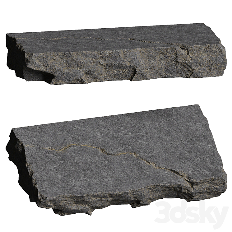 slab stone - Miscellaneous - 3D model