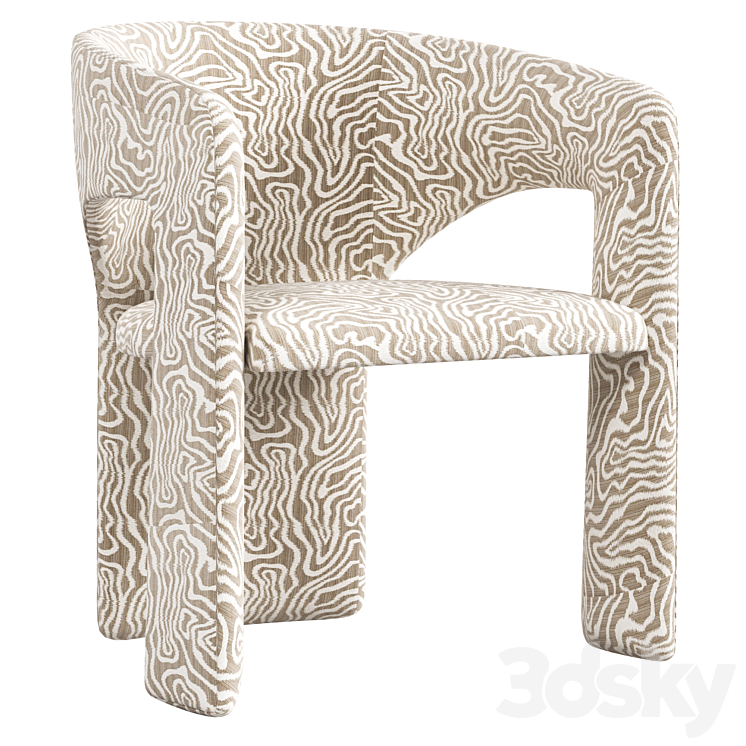 Sienna Chair - Arketipo Firenze - Chair - 3D model