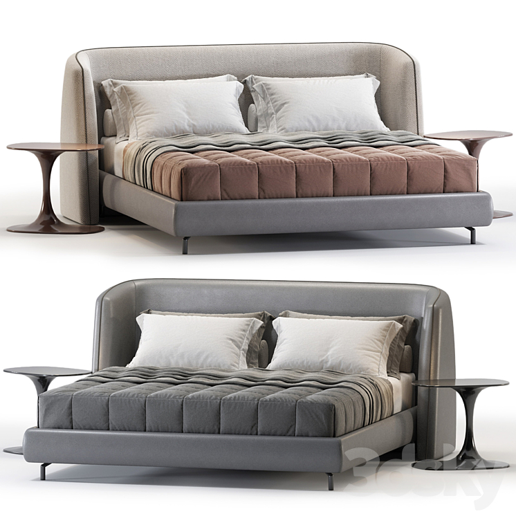 liujoliving Caillou Up Bed - Bed - 3D model