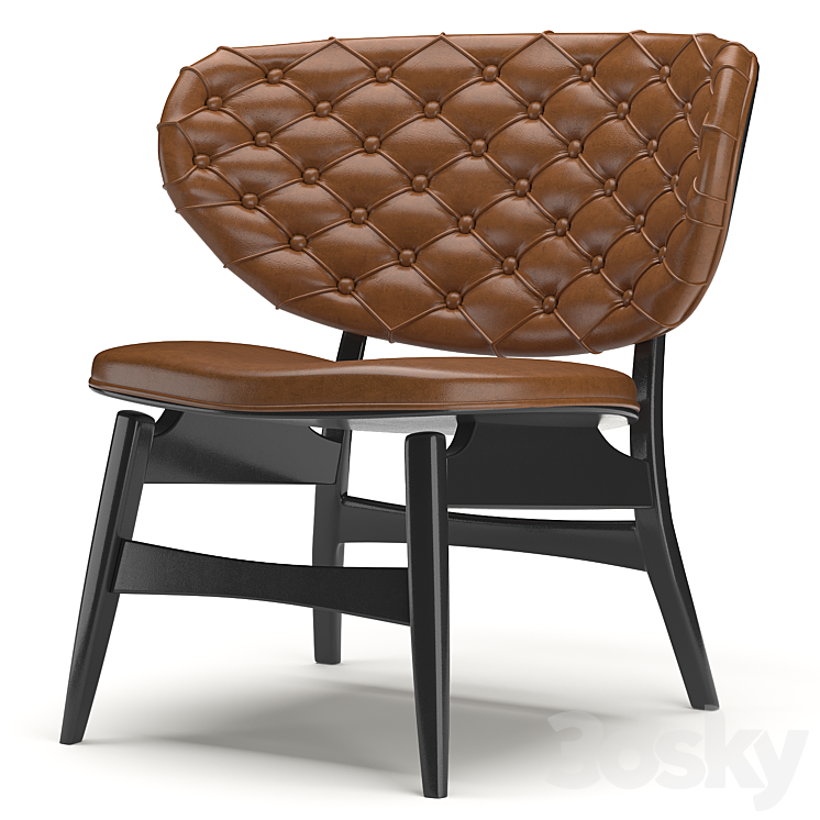 Baxter Dalma Chair - Arm chair - 3D model