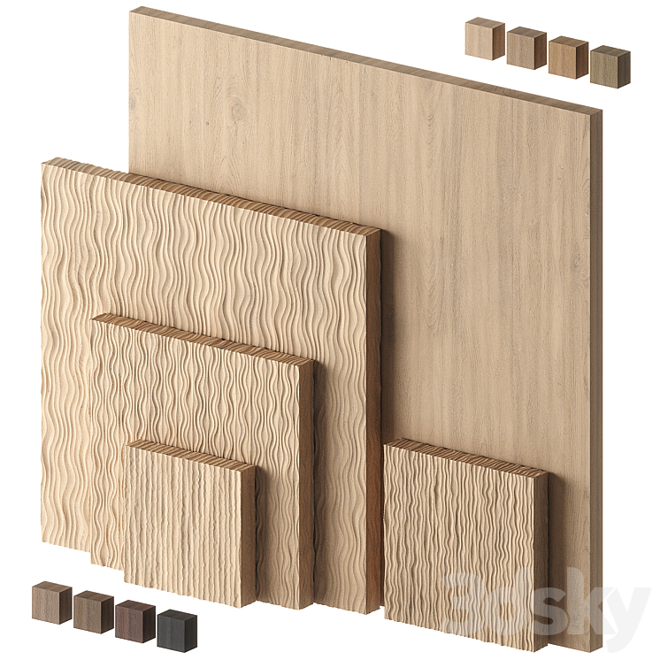 Wood Texture Set 059 - Wood - 3D model